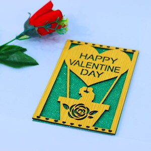 Laser Cut Valentines Day Card CDR File, SVG, DXF, Cnc Laser File, Laser ...