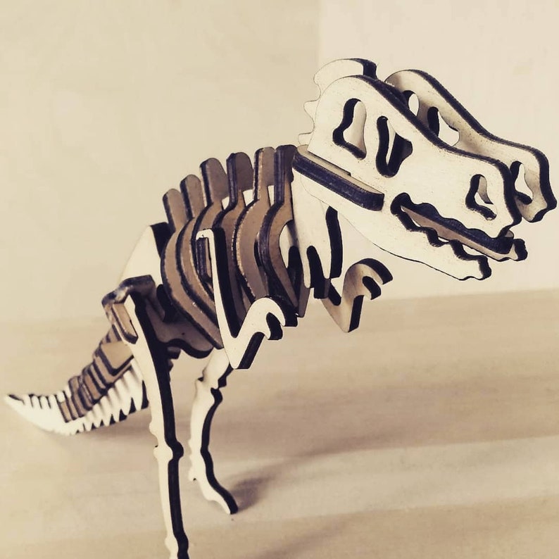 Laser Cut Dinosaur Skeleton 3mm DXF, SVG, Cnc Laser File, Laser Svg ...