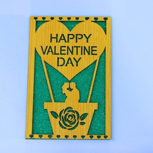 Laser Cut Valentines Day Card CDR File, SVG, DXF, Cnc Laser File, Laser ...