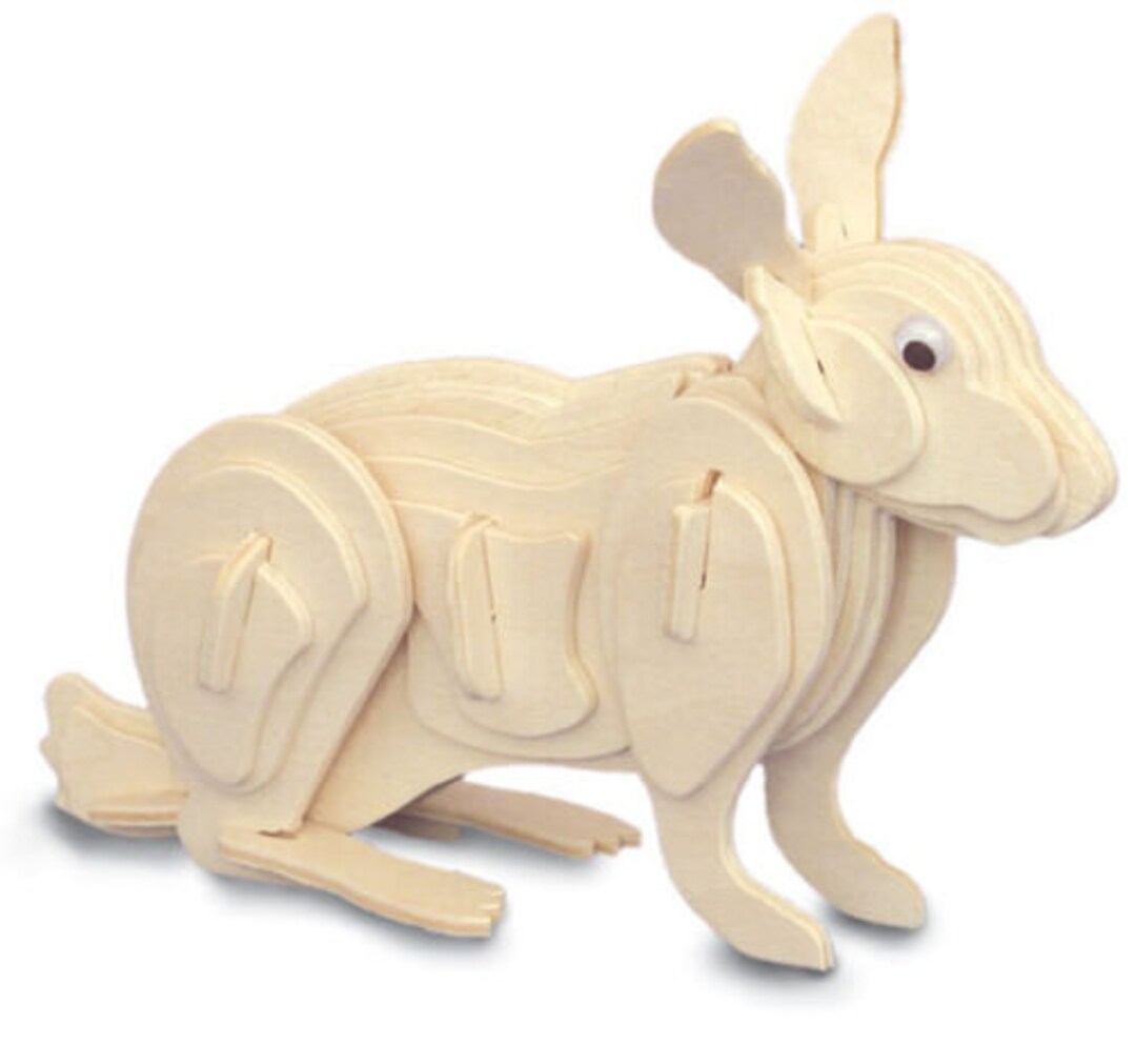 Laser Cut Rabbit 3mm DXF, SVG, Cnc Laser File, Laser Svg, Dxf File for ...