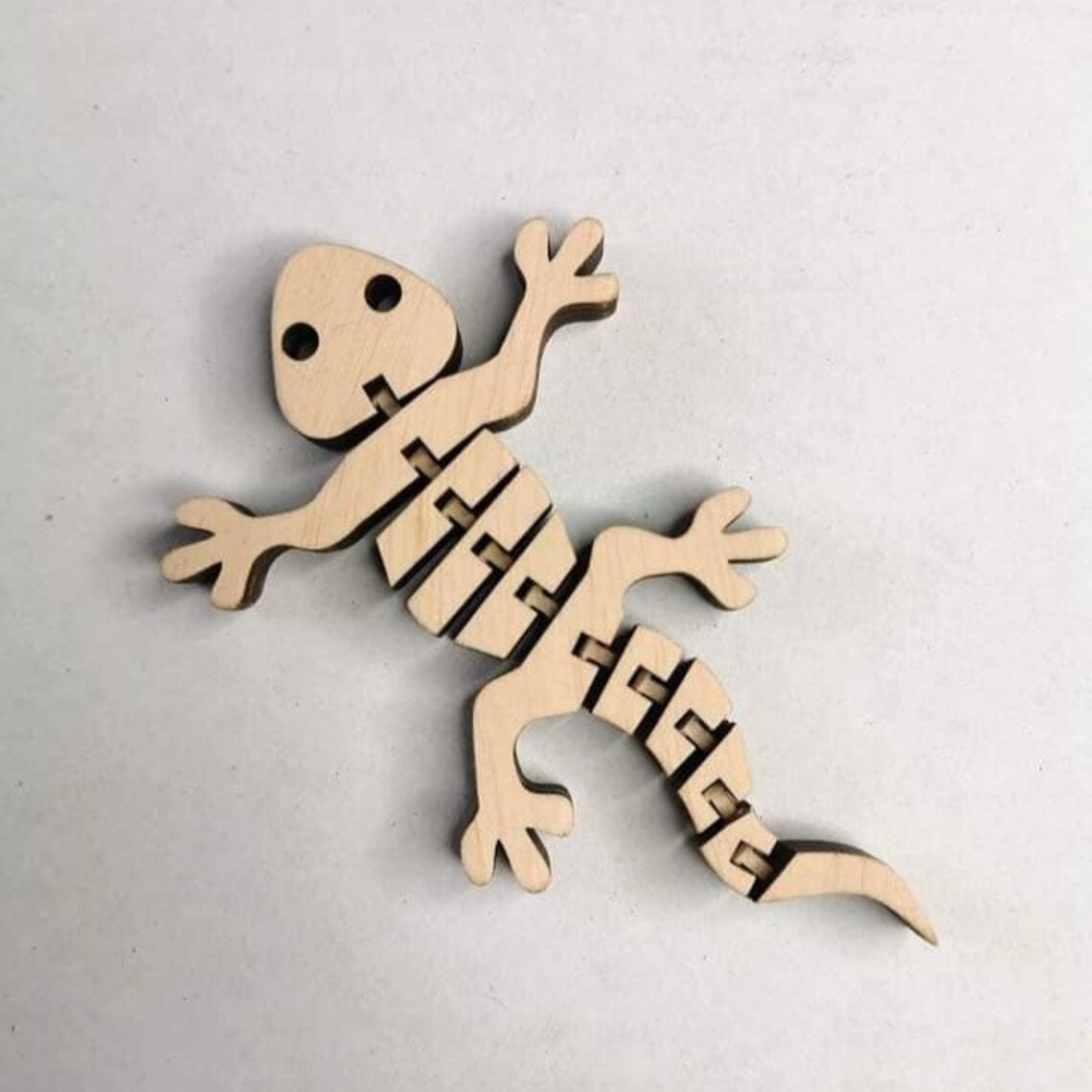 Laser Cut Lizard Flexible, Bendable 3mm DXF, SVG, Cnc Laser File, Laser ...