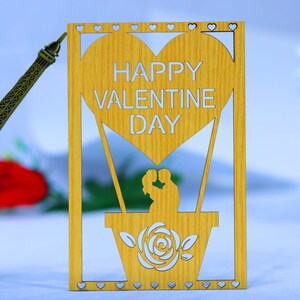 Laser Cut Valentines Day Card CDR File, SVG, DXF, Cnc Laser File, Laser ...