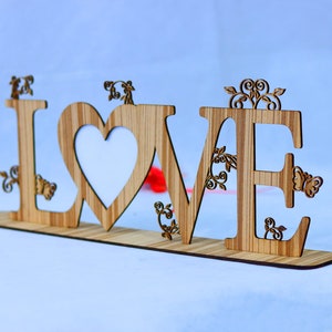 Laser Cut Love Heart Photo Frame 3mm CDR File, SVG, DXF, Cnc Laser File ...