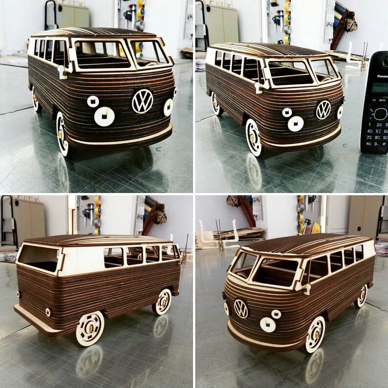 Laser Cut VW Camper Van 3mm DXF, SVG, Cnc Laser File, Laser Svg, Dxf ...