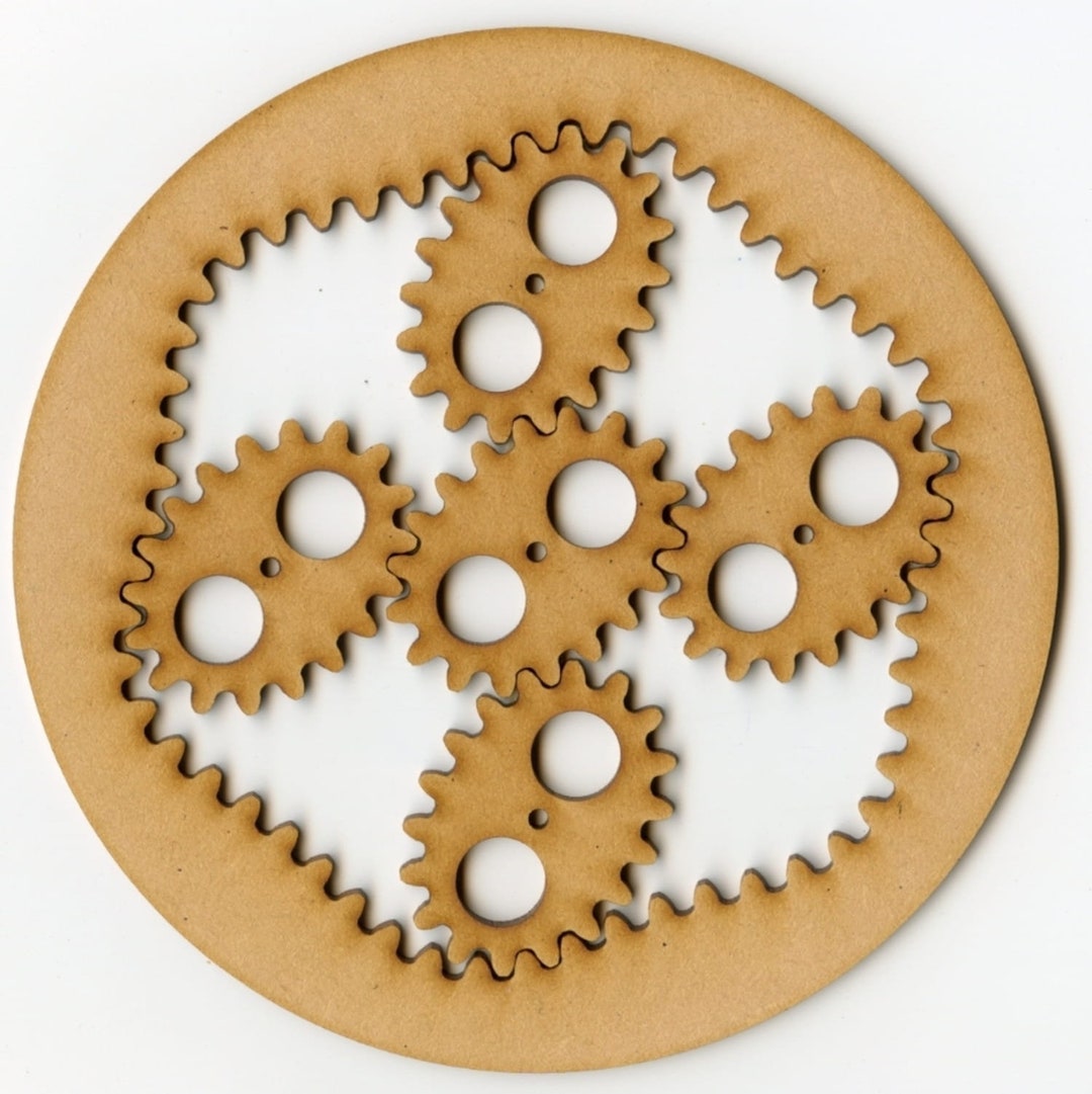 Laser Cut Elliptical Planetary Gears , DXF, SVG, Cnc Laser File, Laser ...