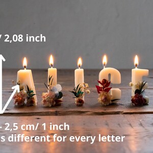 1st Birthday Party, Unique Numbers Letters Candles, Candles With ...
