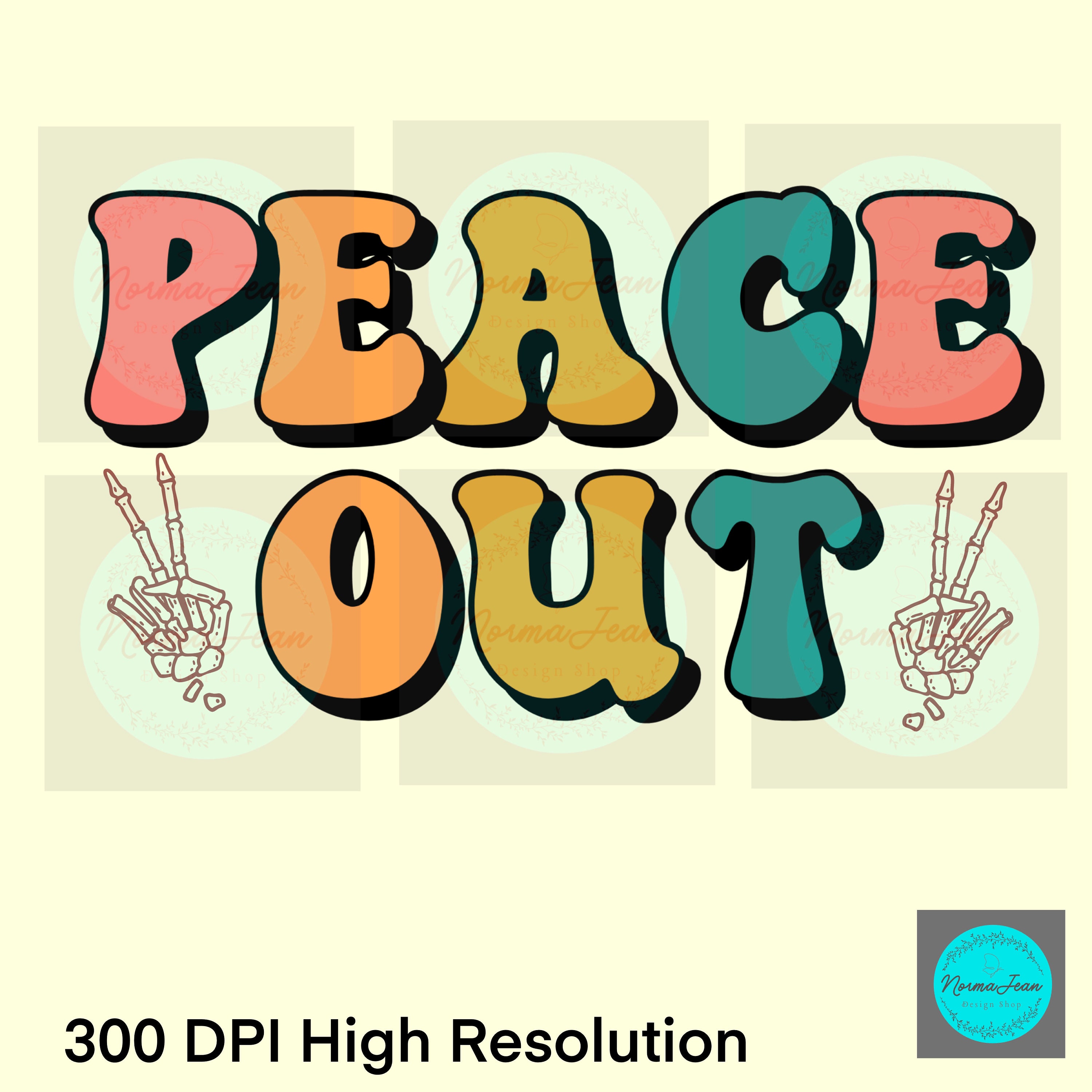 Peace Out PNG- Retro Png,retro Sublimation Designs,peace Designs,t ...