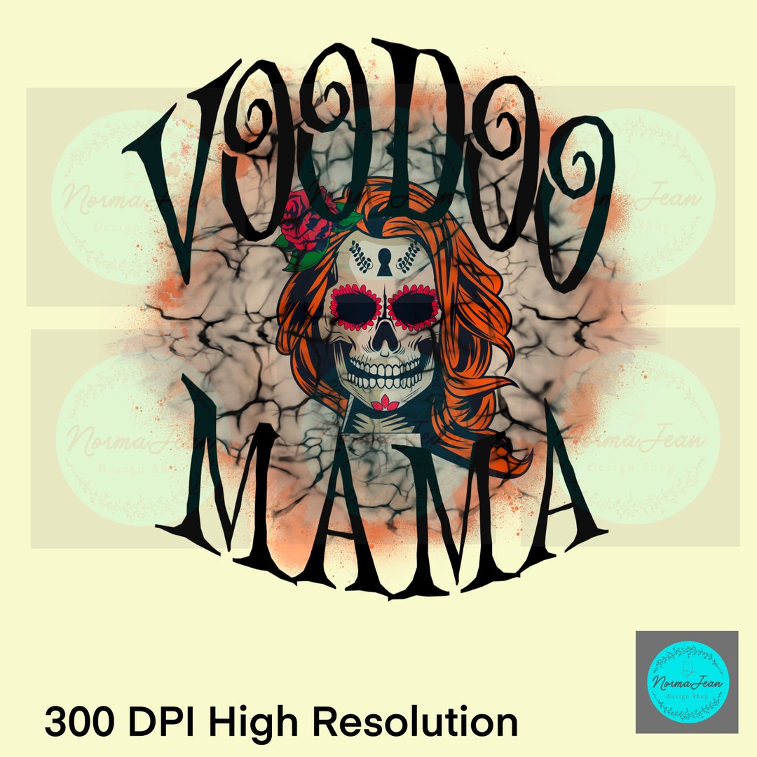 Voodoo Mama PNG- Witchy Designs,halloween Mama Designs,halloween Png ...