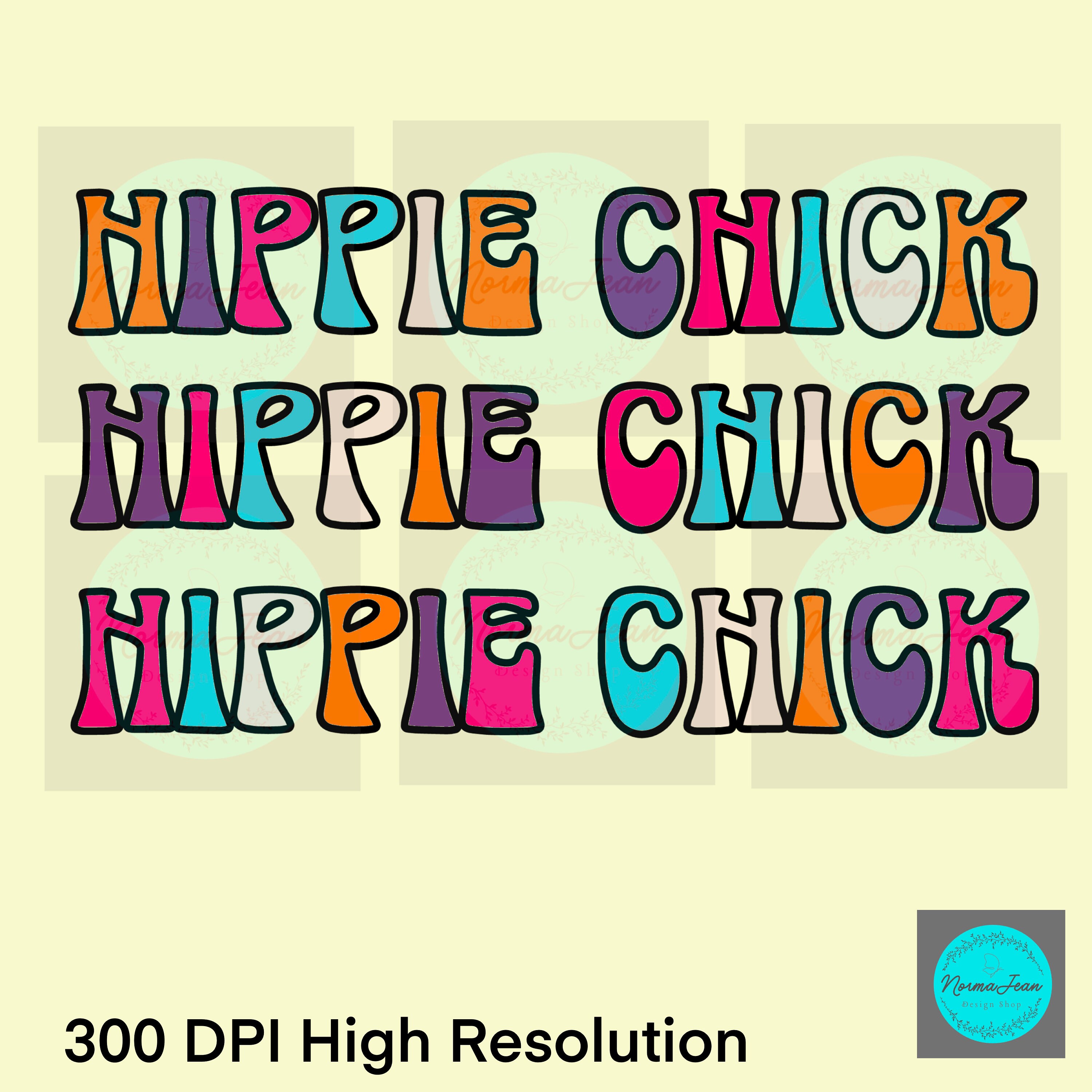 Hippie Chick PNG, Hippie Designs, Hippie Sublimation Designs, Hippie ...