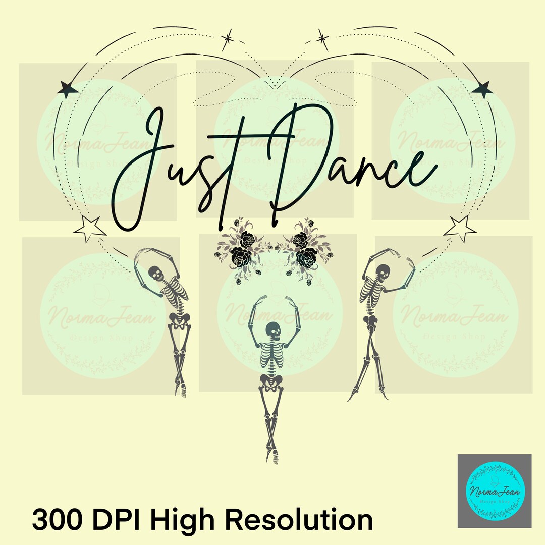 Just Dance PNG, Skeleton Png, Skeleton Sublimation Designs, Dance ...