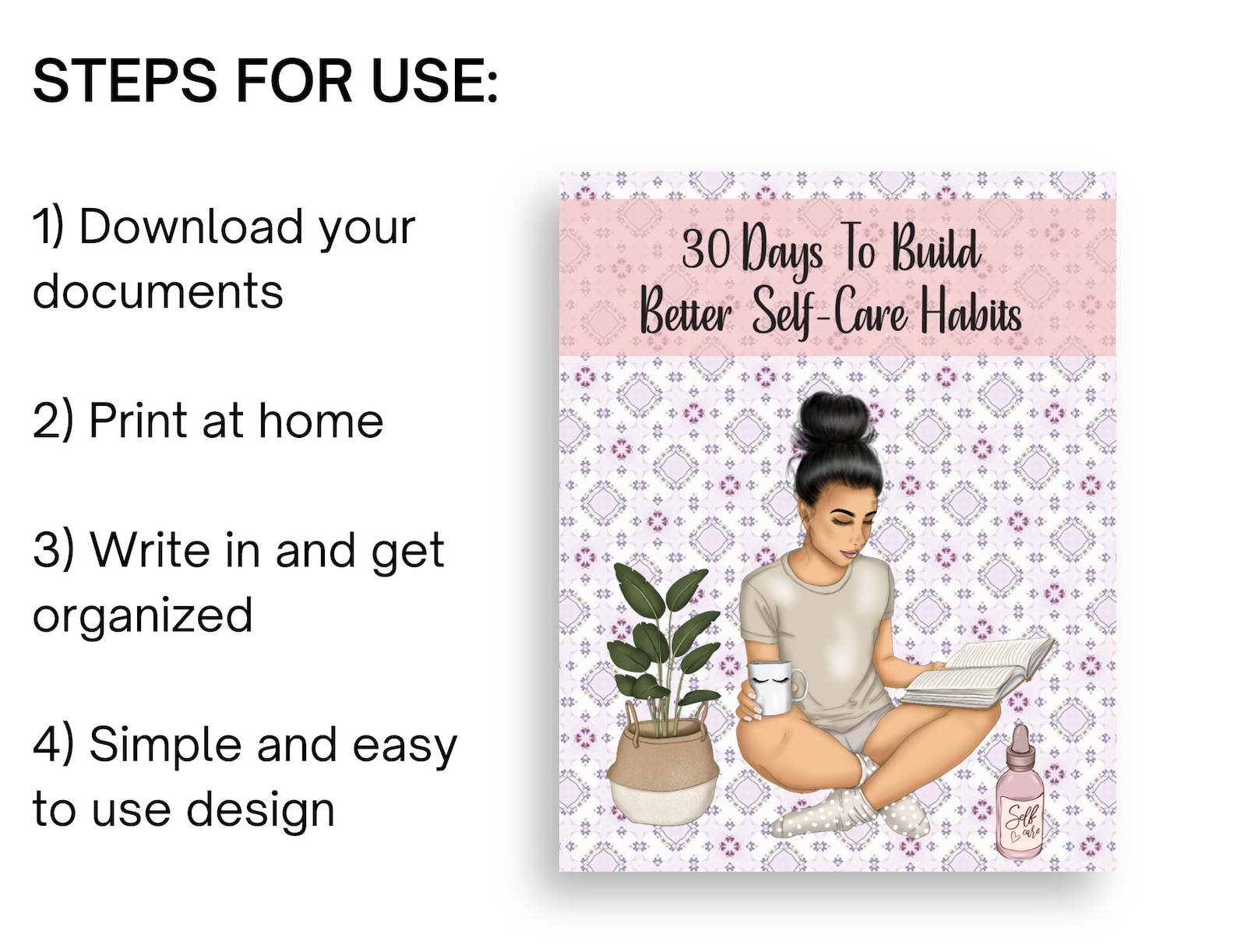 30 Days to Better Self-care Habits | Self-care Workbook | Self-care ...