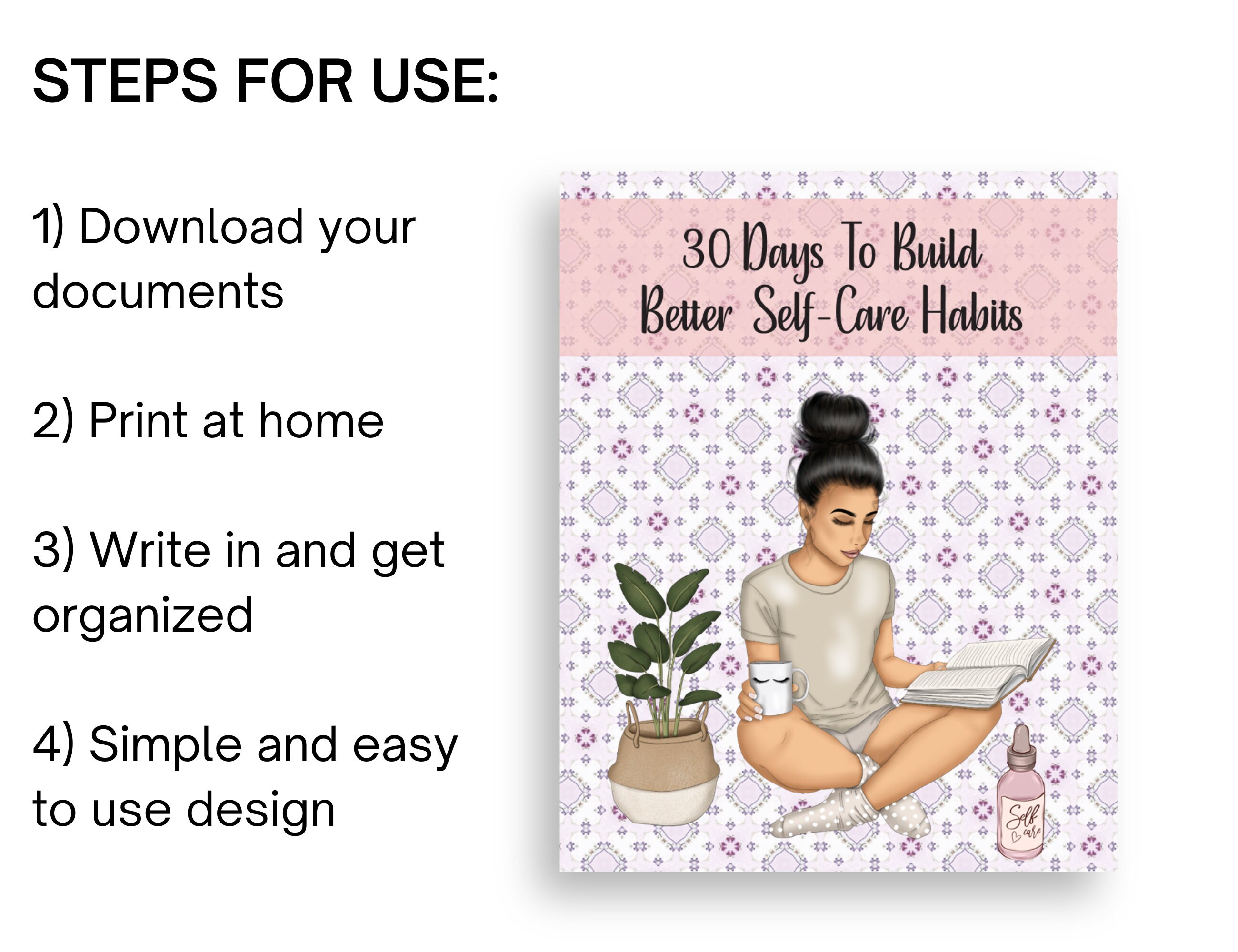 30 Days to Better Self-care Habits | Self-care Workbook | Self-care ...