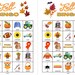 Fall Bingo Cards, Fall Fun Game, Fall Activities - Etsy