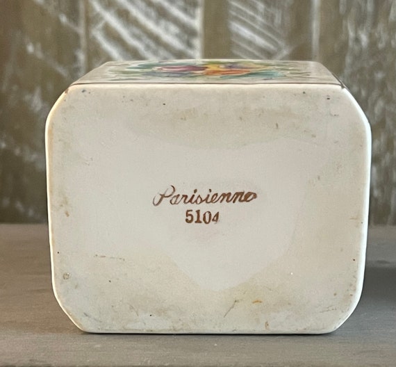 Parisienne Hand Painted Ceramic Perfume Bottle - Gem