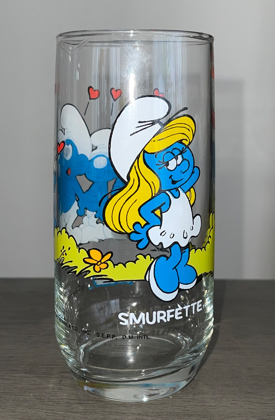 Smurfette Smurf Tumbler Drinking Glass - Etsy