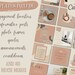 50 Boho, Neutral Instagram Post Templates Instagram Feed Post Templates ...