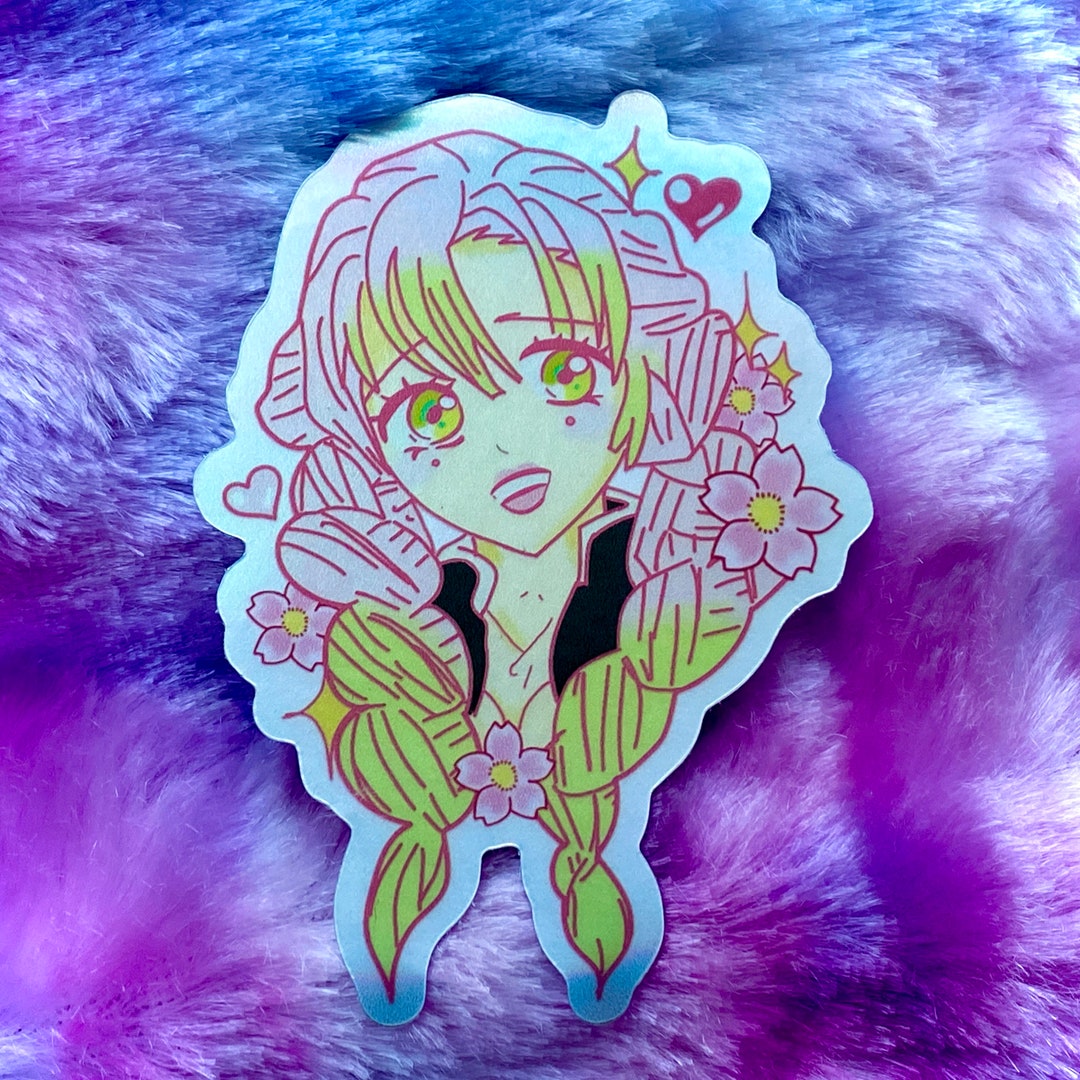 Anime Demon Love Hashira Sticker - Etsy
