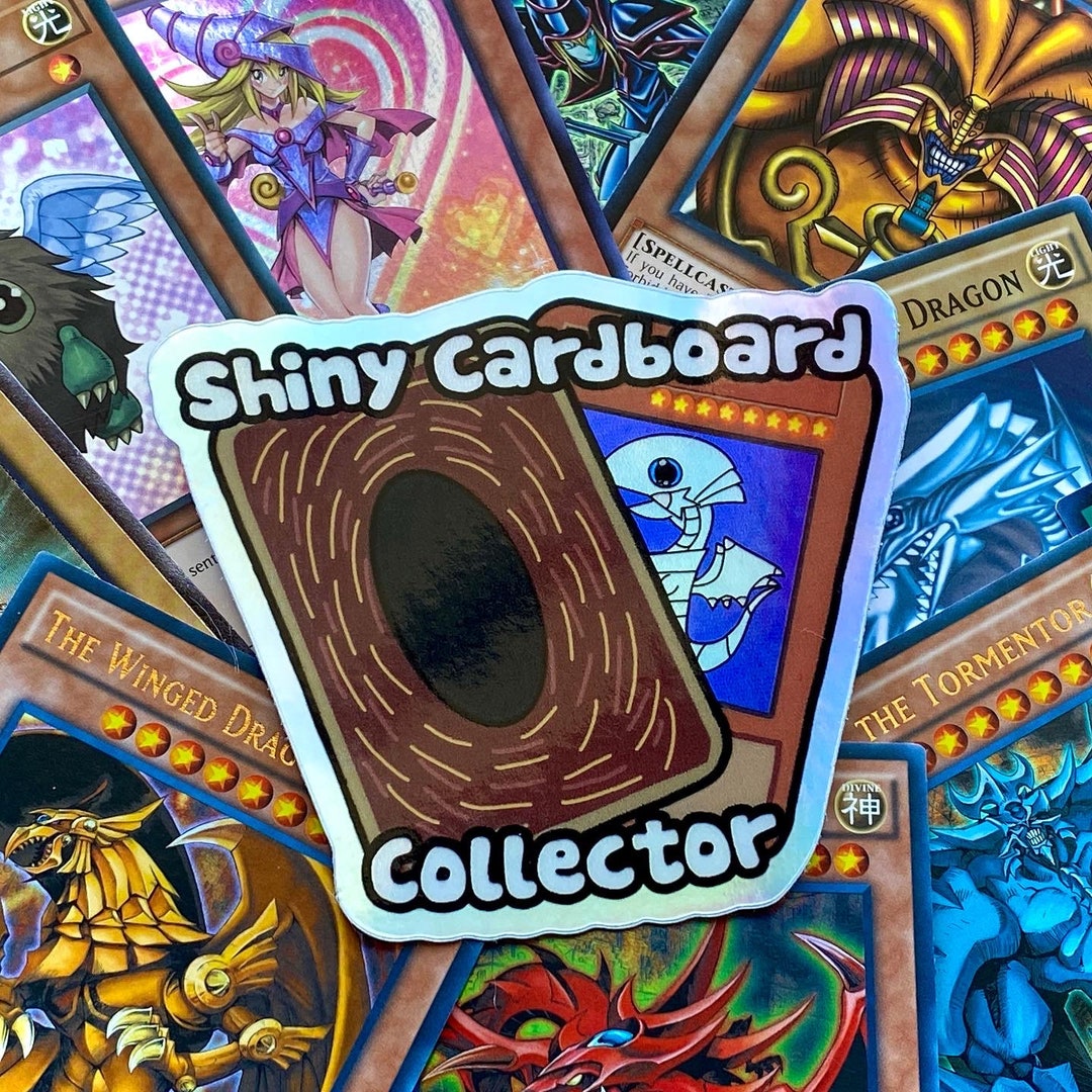 Yugi Shiny Cardboard Collector Sticker - Etsy