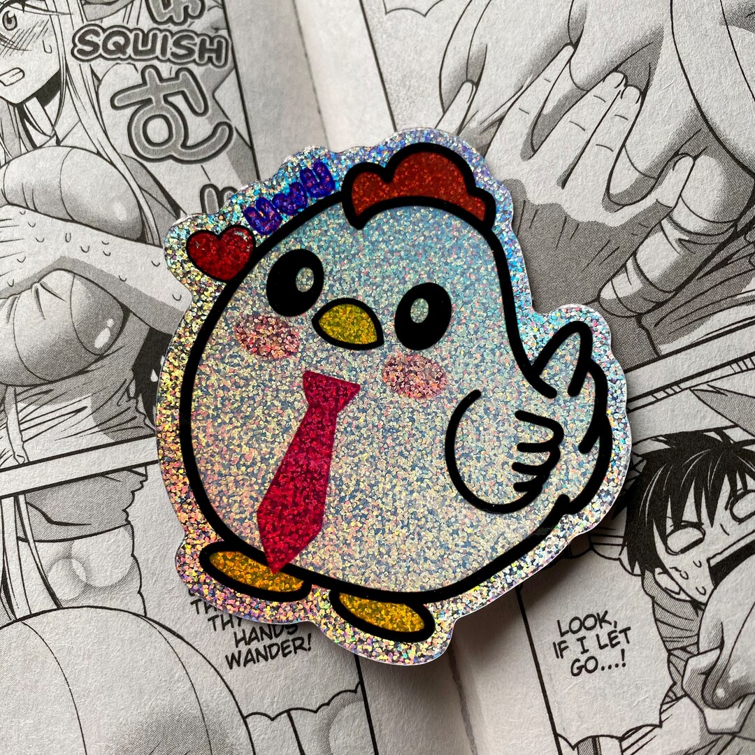 Hen-tie Sticker - Etsy