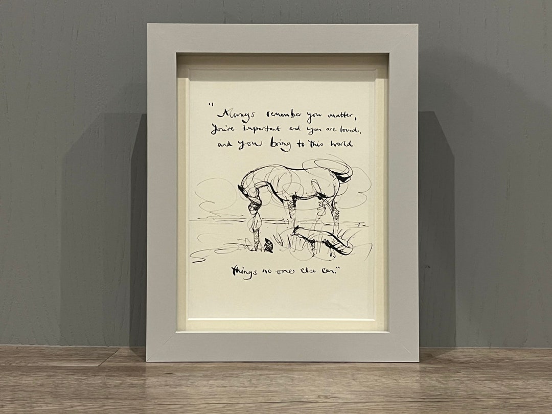 Always Remember You Matter Youre Important & Loved Framed - Etsy UK