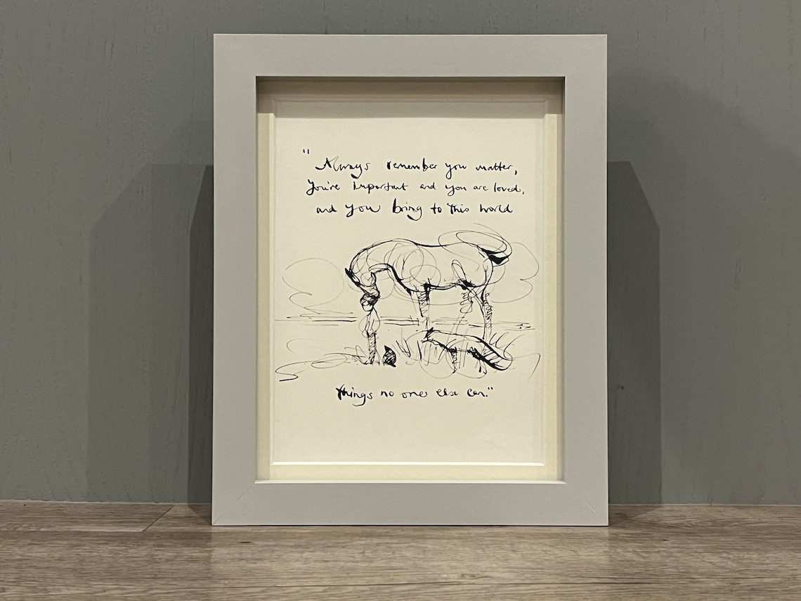 Always Remember You Matter Youre Important & Loved Framed - Etsy UK