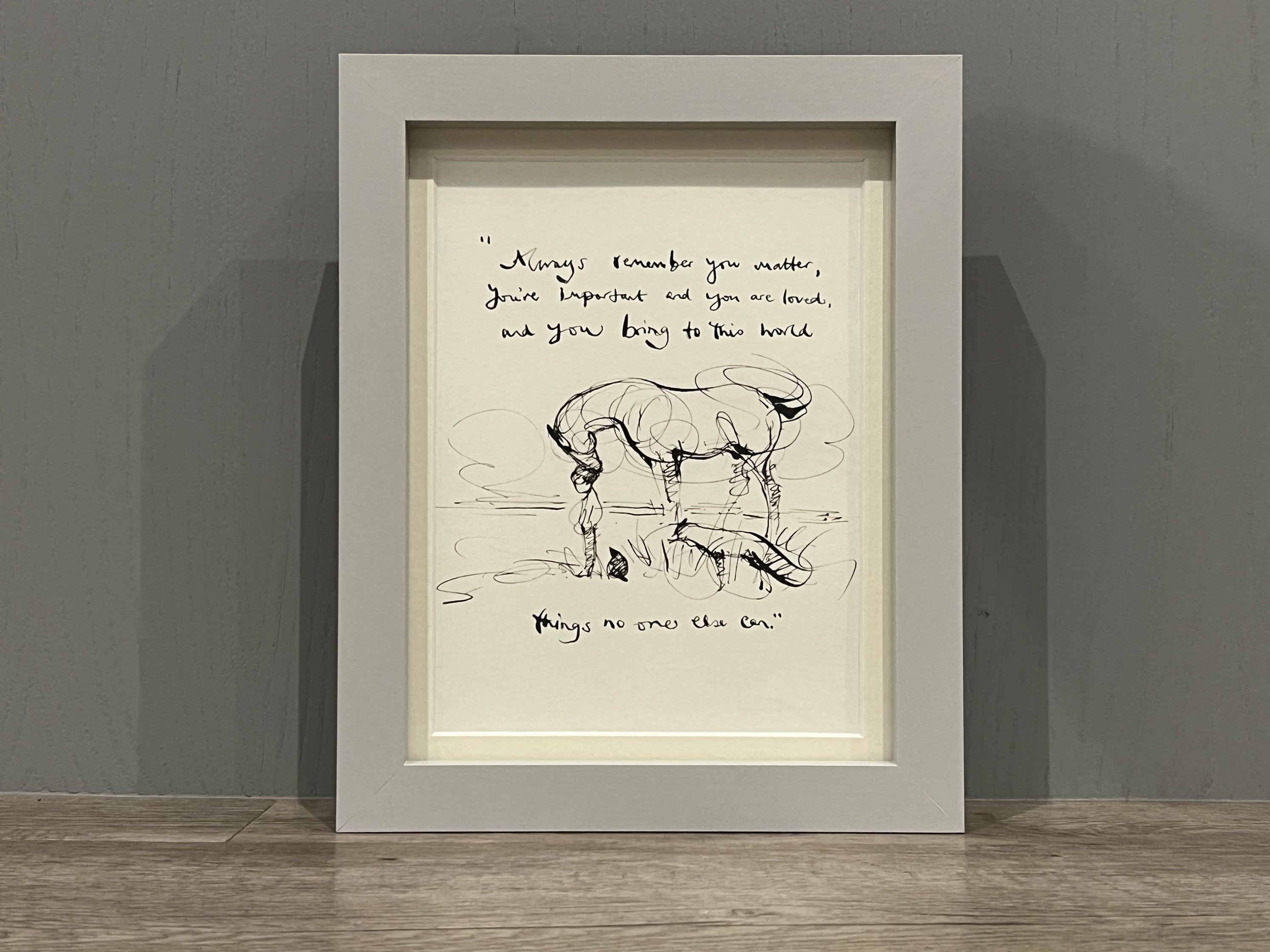 Always Remember You Matter Youre Important & Loved Framed - Etsy UK