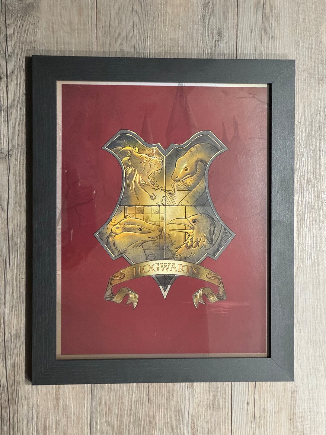 Hogwarts Shield Harry Potter / Hogwarts Framed Print Genuine Framed ...