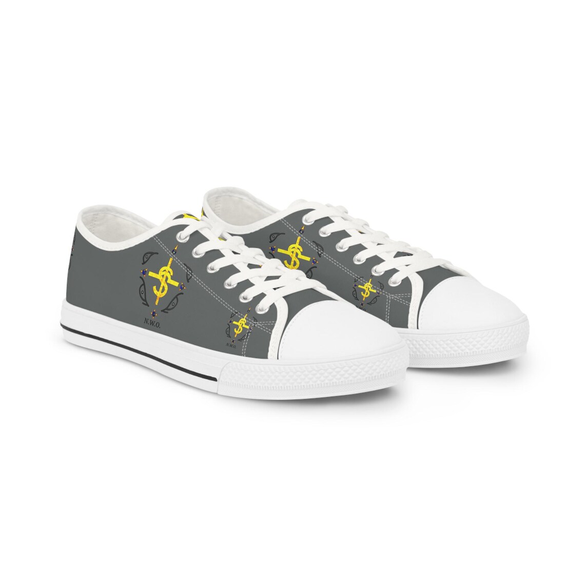 N.W.O. Men's Low Top Sneakers - Etsy