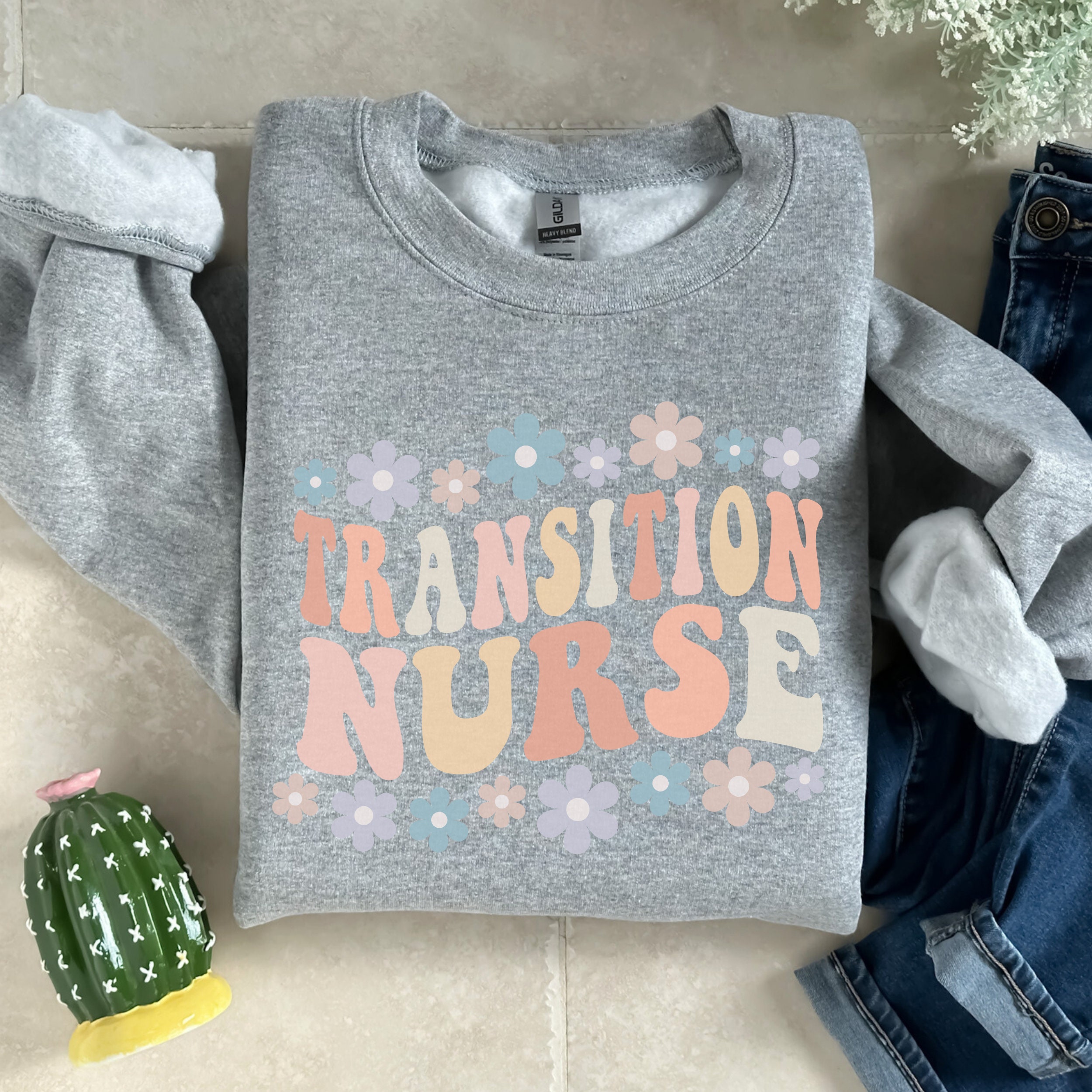 Transition Nurse SVG PNG, Trendy Nurse Svg, Transition Nurse Sweatshirt ...