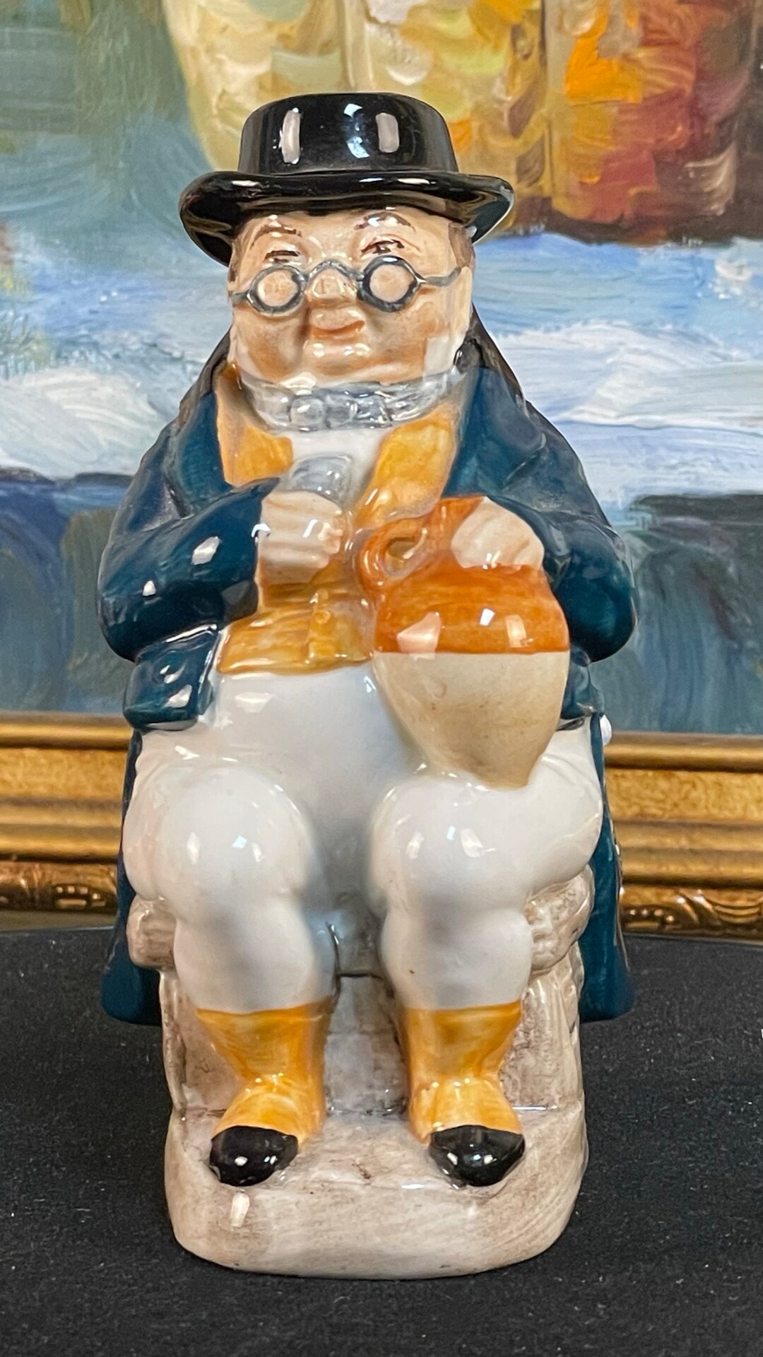 Vintage Mr. Pickwick Charles Dickens Franklin Porcelain Toby - Etsy
