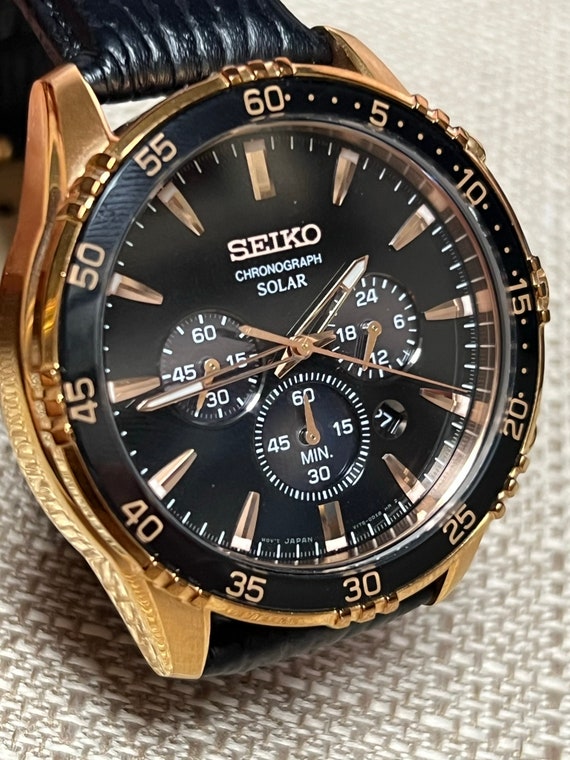 Seiko mens solar wrist - Gem