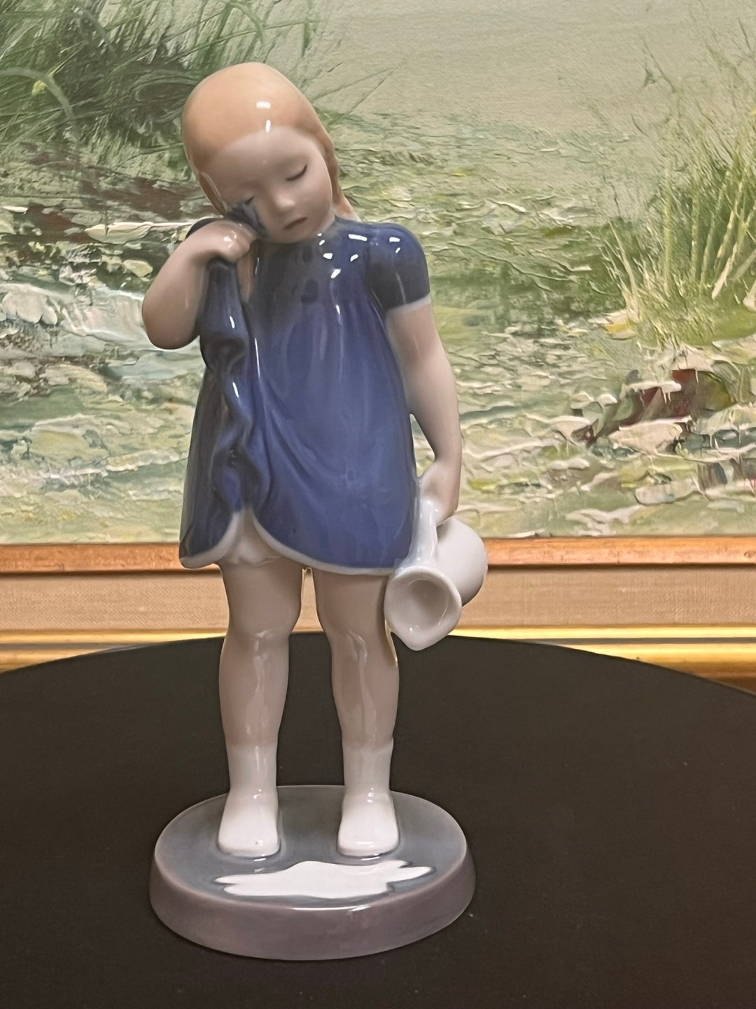 Royal Copenhagen Denmark Figurine Girl With Split Milk - Etsy Ireland