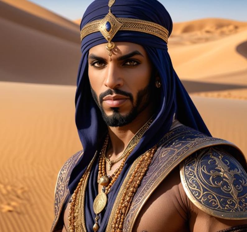 Prince Jinn Zaresh of the Dark Sands__ Shadow Binding Agreement - Etsy