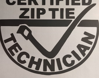Certified Zip Tie Technician Svg, Empty Gas Tank Svg, Car Decal Svg ...
