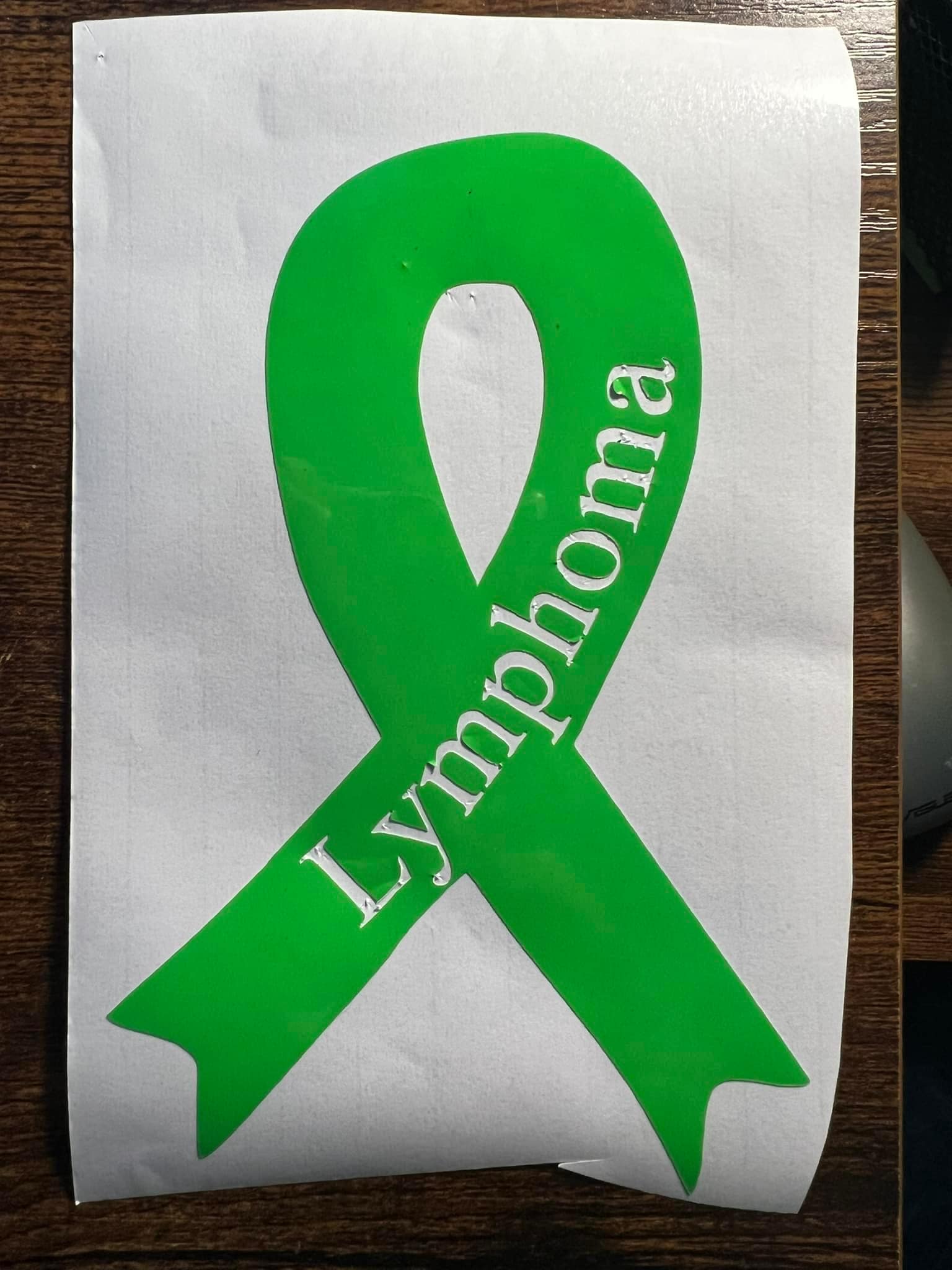 Lymphoma Decal - Etsy