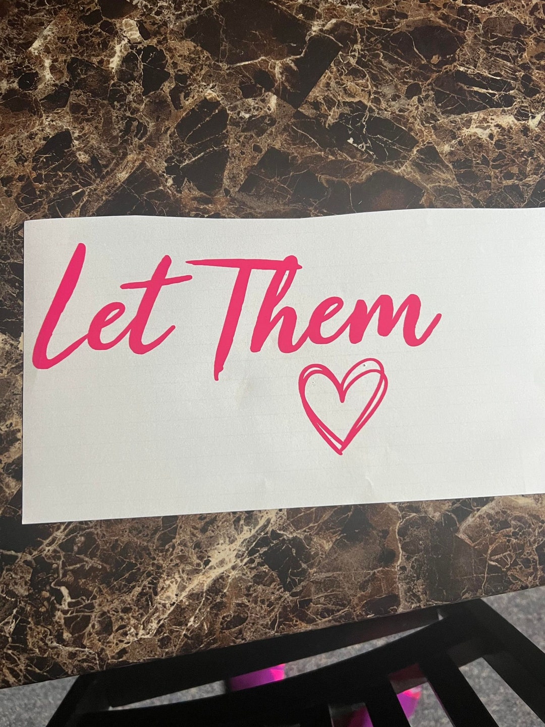 Let Them Decal - Etsy