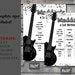 Rock N Roll 1st Birthday Milestone Poster | Guitar Decor (editable ...