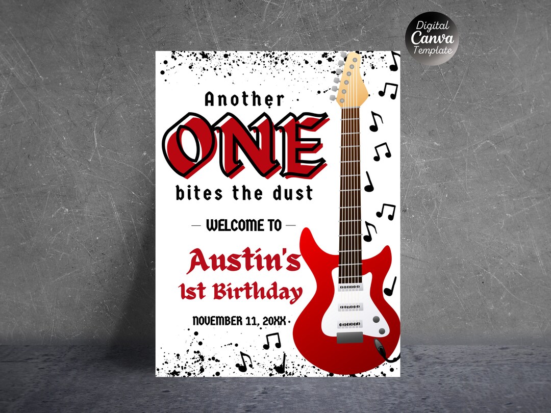 Another ONE Bites the Dust Welcome Sign|first Birthday Welcome Sign ...