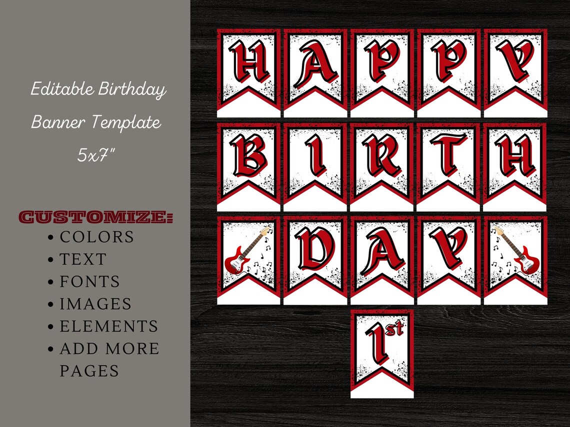 Another ONE Bites the Dust Banners|first Birthday Banners|editable ...