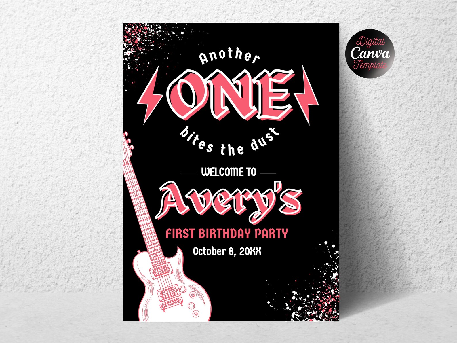 Another ONE Bites the Dust Welcome Sign|first Birthday Welcome Sign ...