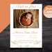 Fall Birth Announcement Cardpumpkin Birth Announcement Cardgender ...