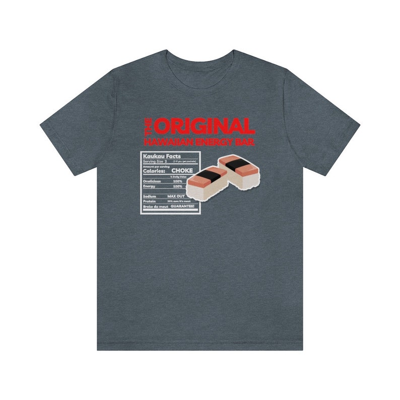 Musubi Shirt, Hawaiian Cuisine Sweatshirt, Hawaiian Energy Bar Shirt ...