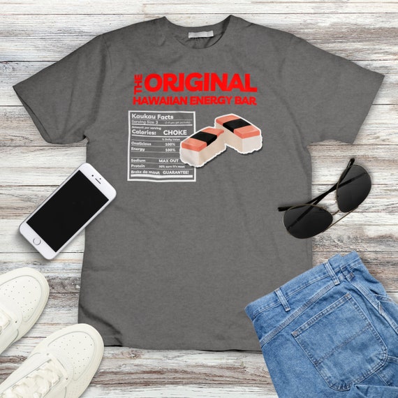 Musubi Shirt Hawaiian Cuisine Sweatshirt Hawaiian Energy Bar - Etsy