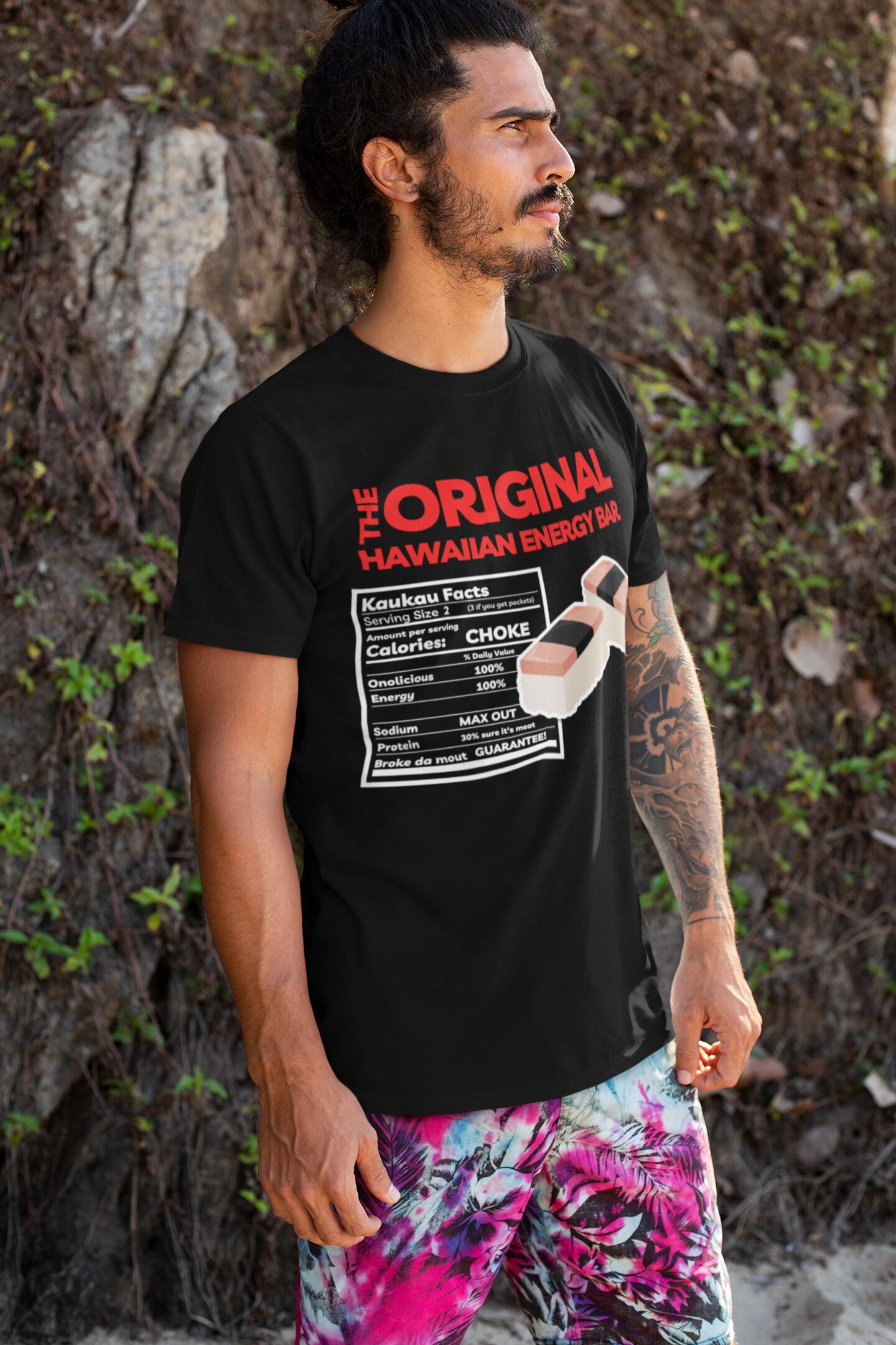 Musubi Shirt, Hawaiian Cuisine Sweatshirt, Hawaiian Energy Bar Shirt ...