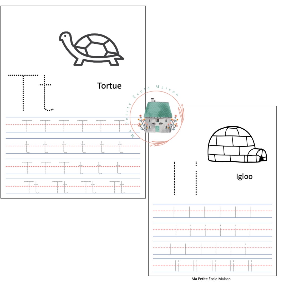 26 Pages Letter Tracing in French | 26 Pages De Traçage De Lettres En ...