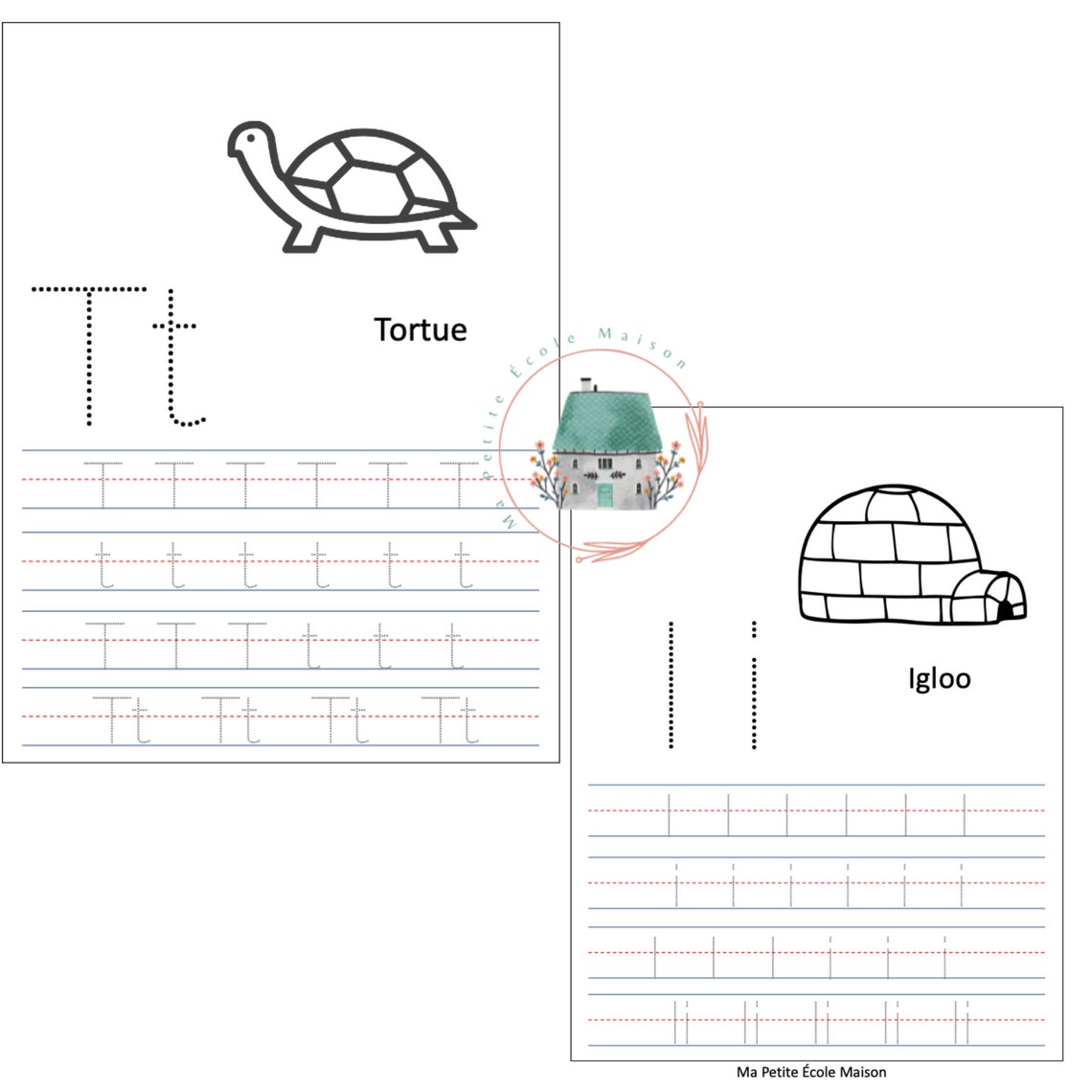 26 Pages Letter Tracing in French | 26 Pages De Traçage De Lettres En ...