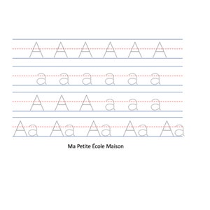 26 Pages Letter Tracing in French | 26 Pages De Traçage De Lettres En ...