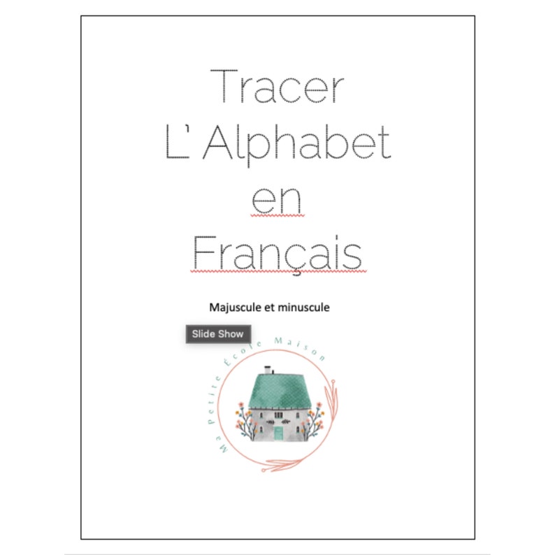 26 Pages Letter Tracing in French | 26 Pages De Traçage De Lettres En ...