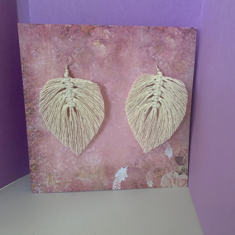 Pendientes macramé - Etsy España