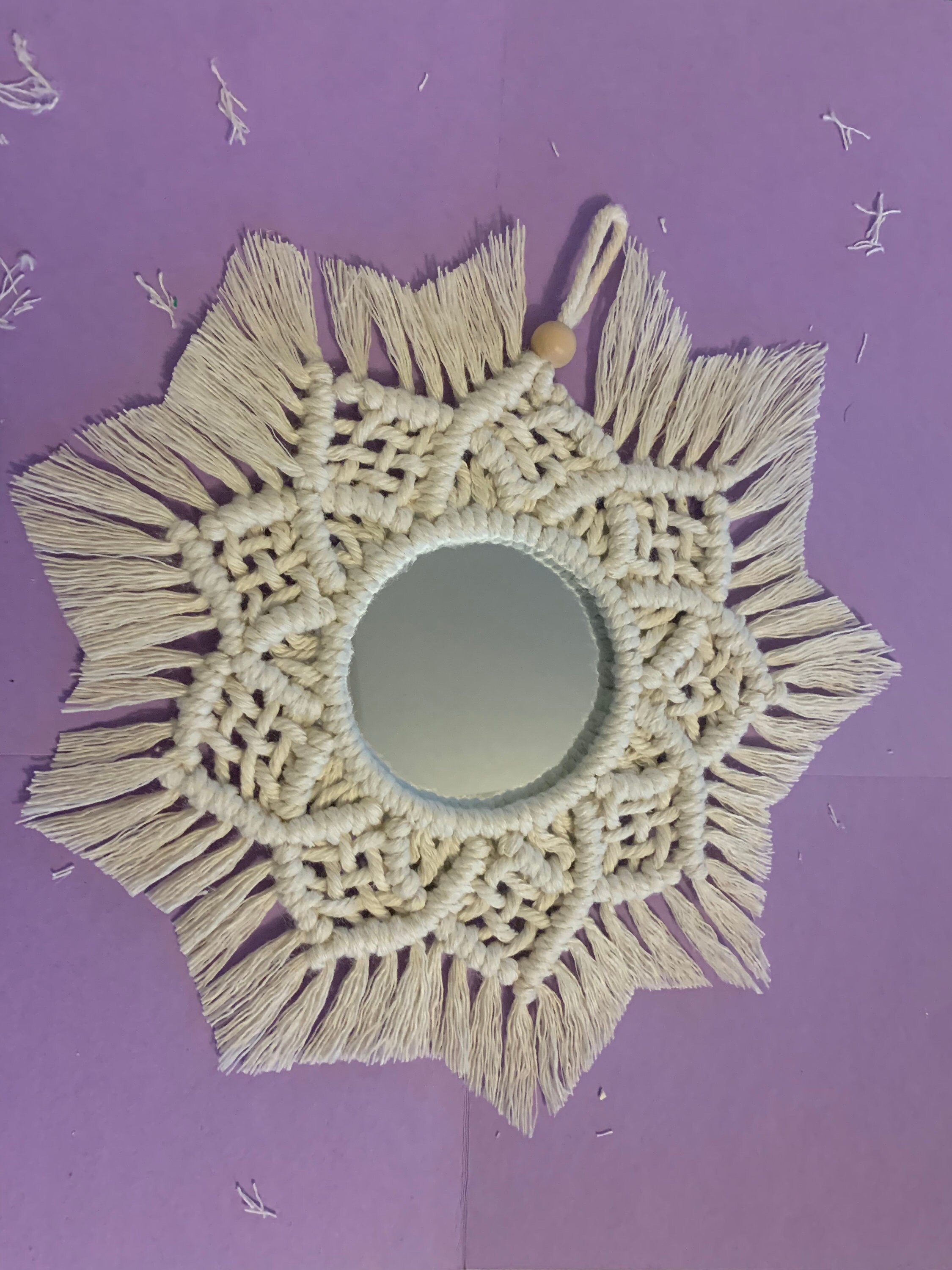 Macrame Mirror - Etsy